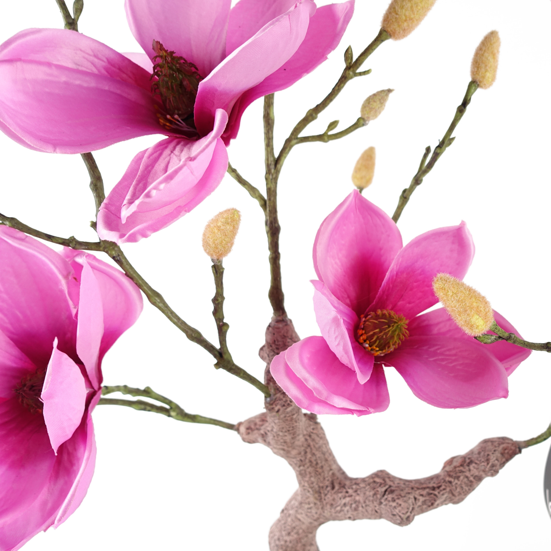 80cm Magnolia Artificial Tree Pink Potted - Leaf Design Wholesale