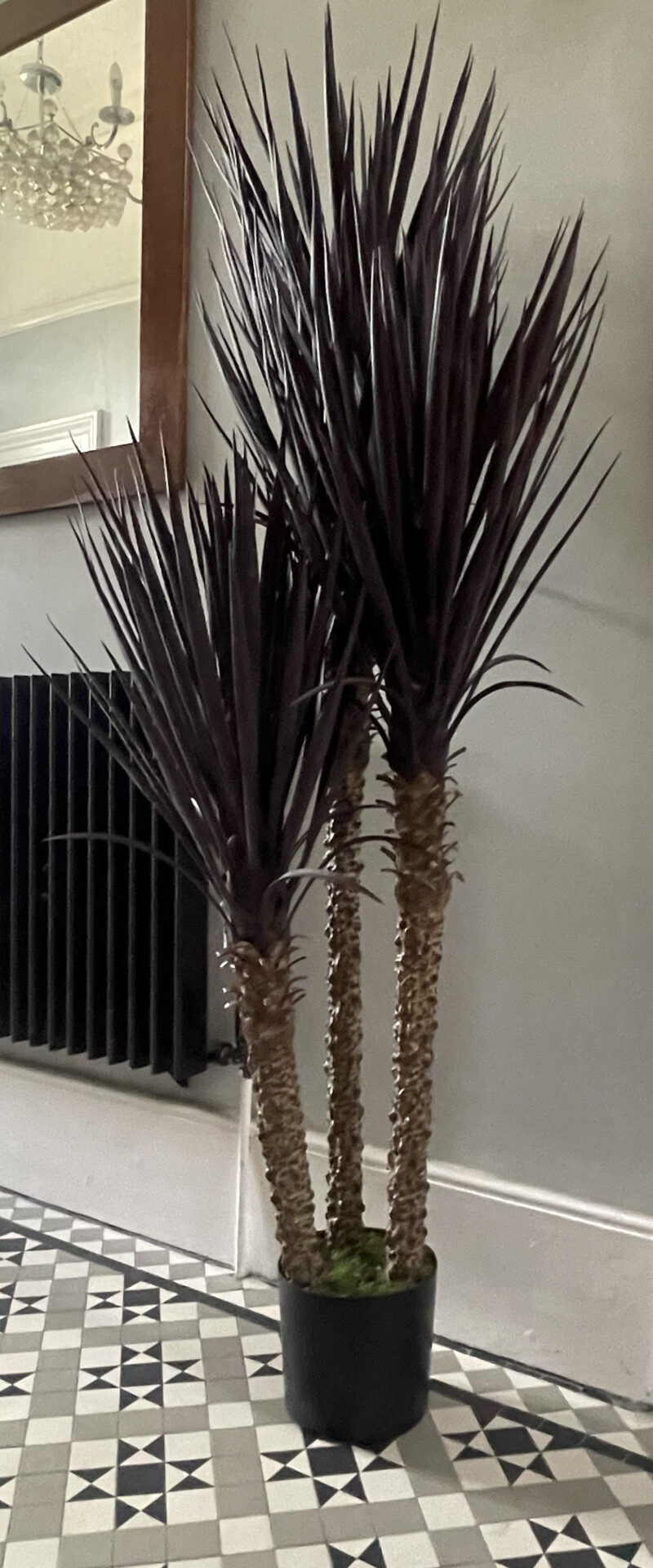 155cm Artificial Yukka Tree Plant Spiky UV Resistant Outdoor Tree ...